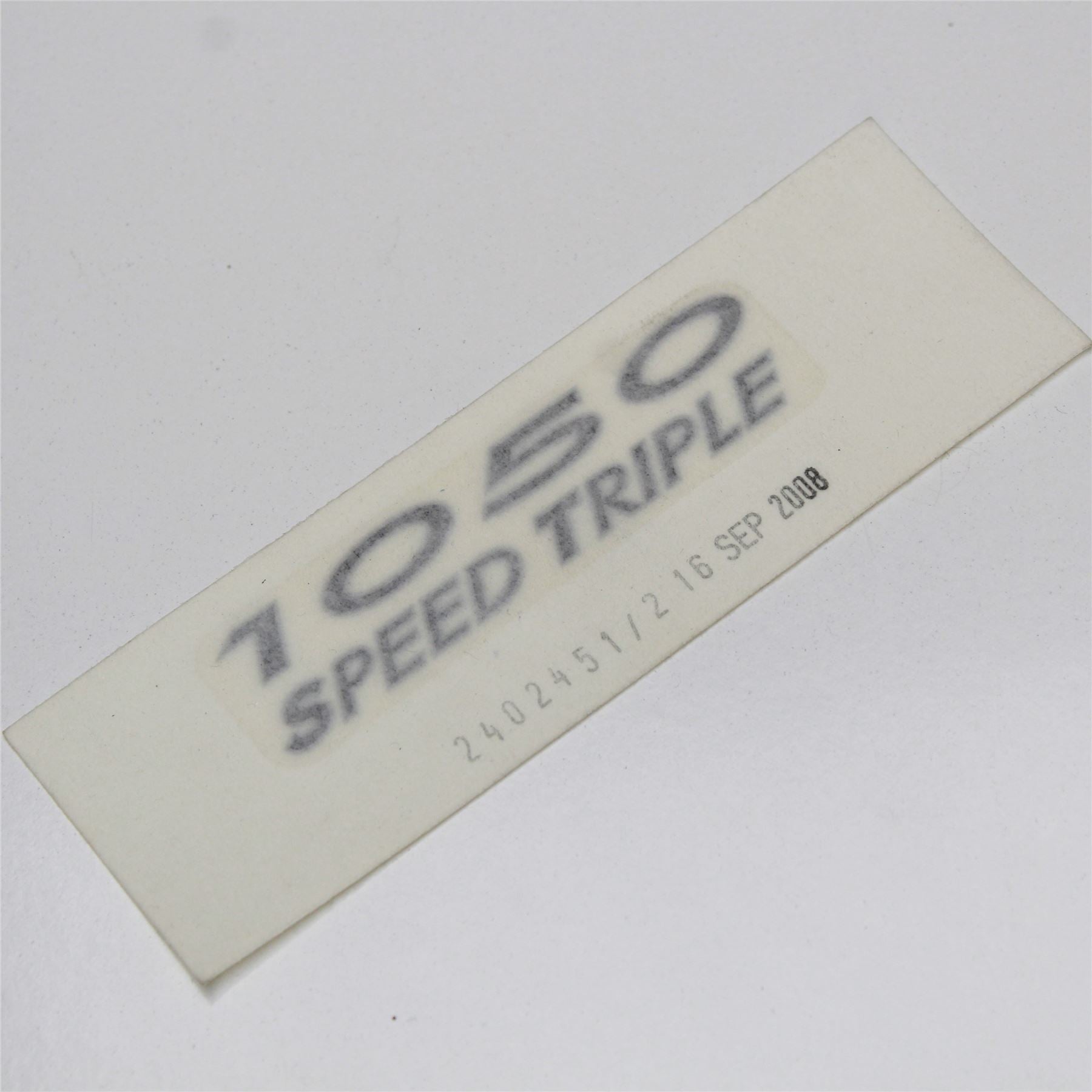 TRIUMPH SPEED TRIPLE Centre Fuel Tank Decal Graphic - T2402451 – Motomine